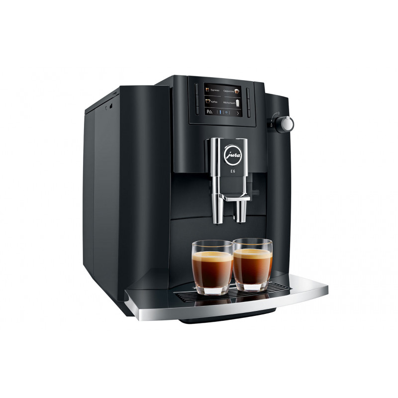 JURA E6 Piano Black Кафемашина JURA E6 Piano Black - Малки домак